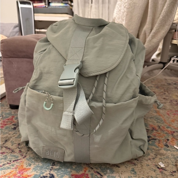 BEIS | Bags | Beis Sport Backpack In Slate Discontinued | Poshmark